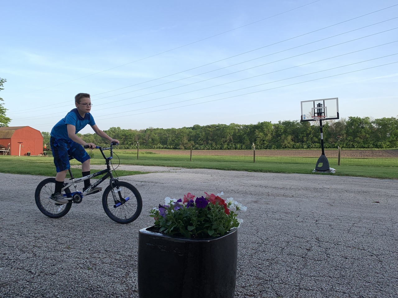 A gorgeous evening and an ornery child | The McMahon Family